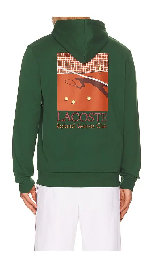 Lacoste Sweatshirt With Printed And Embroidered Accents
