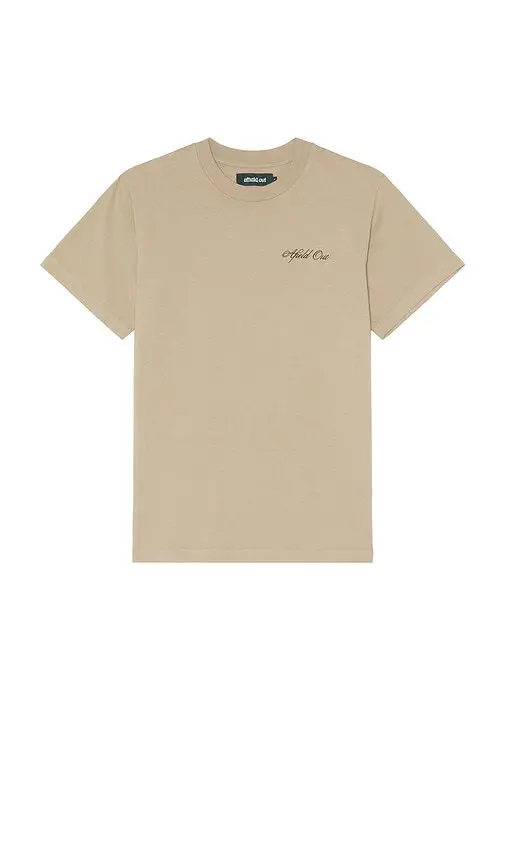 AFIELD OUT Fear T-shirt In Beige