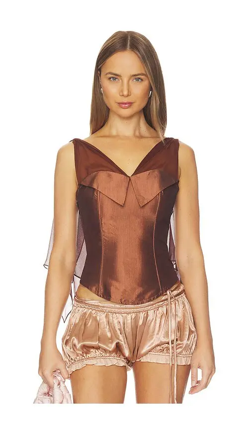 KIM SHUI Kemle Corset Top