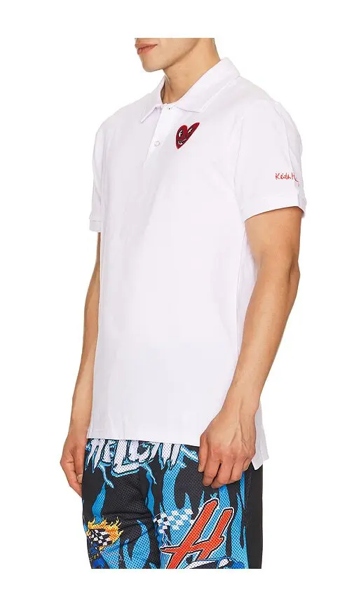 REASON Keith Haring Heart Polo