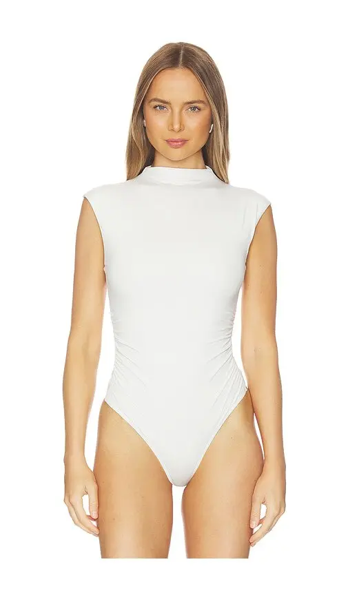 SANS FAFF Mock Neck Bamboo Bodysuit