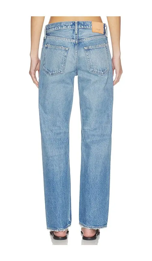 Moussy Vintage Cheval Straight Low Rise Jeans - Blue