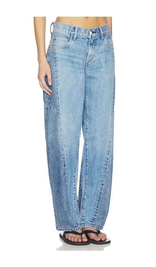 Moussy Vintage Micco Remake Tapered Jeans - Light Blue
