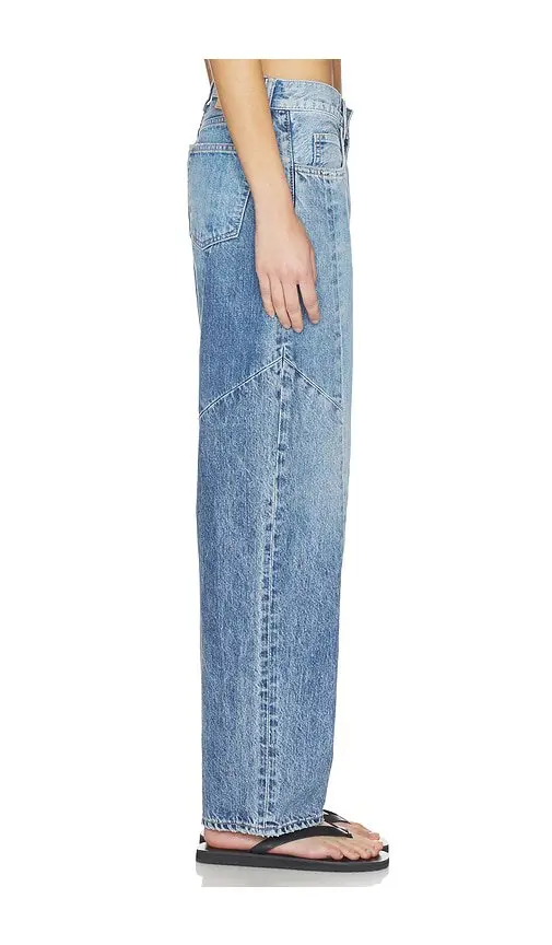 Moussy Vintage Micco Remake Tapered Jeans - Light Blue
