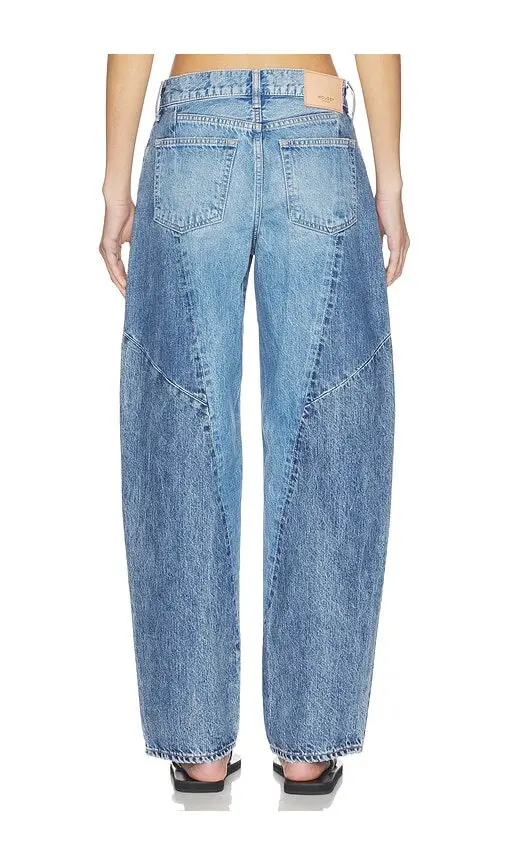 Moussy Vintage Micco Remake Tapered Jeans - Light Blue