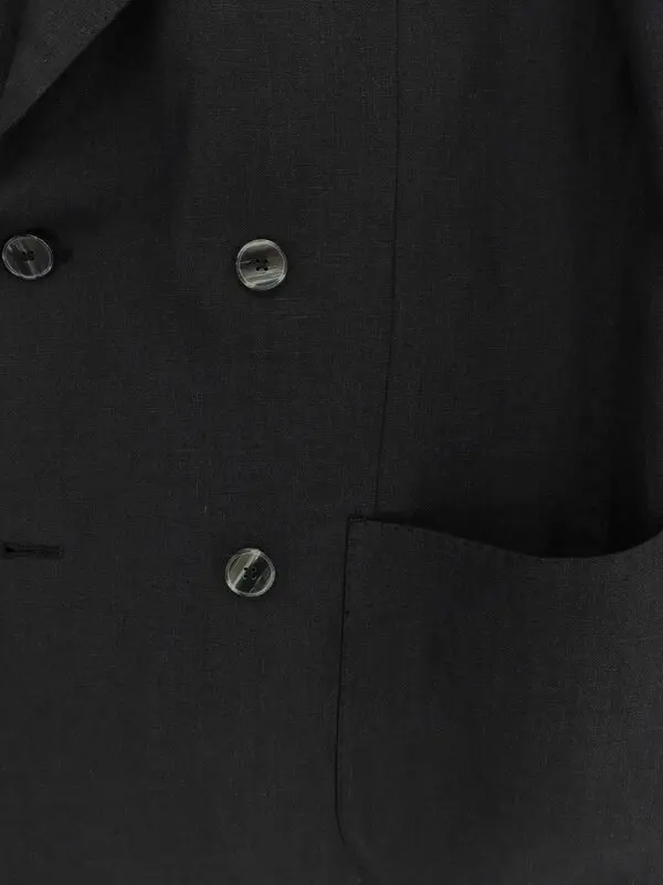 NUGNES 1920 Doublebreasted Linen Suit