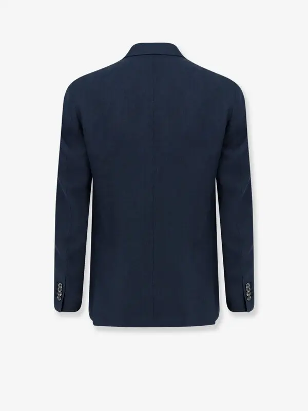 NUGNES 1920 Doublebreasted Linen Suit