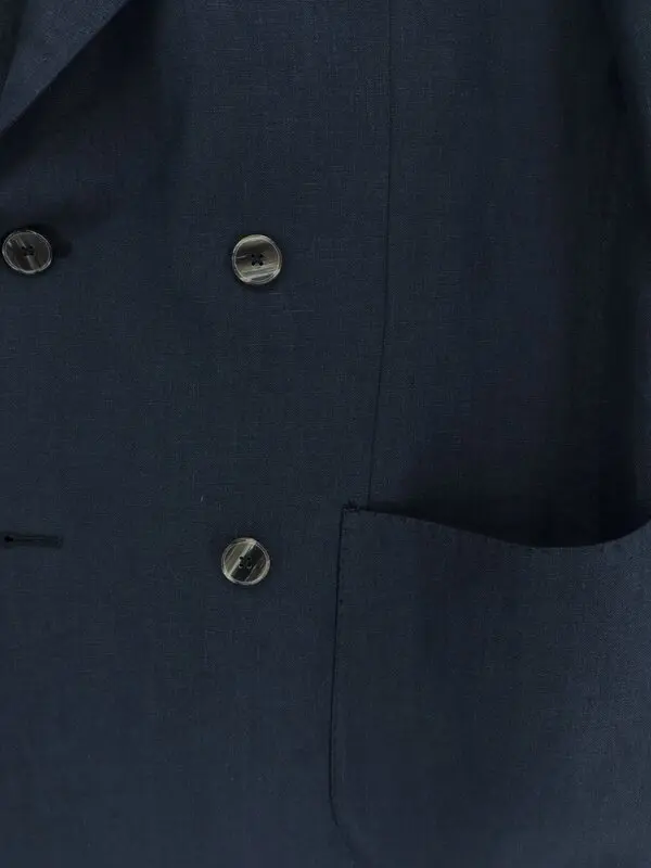 NUGNES 1920 Doublebreasted Linen Suit