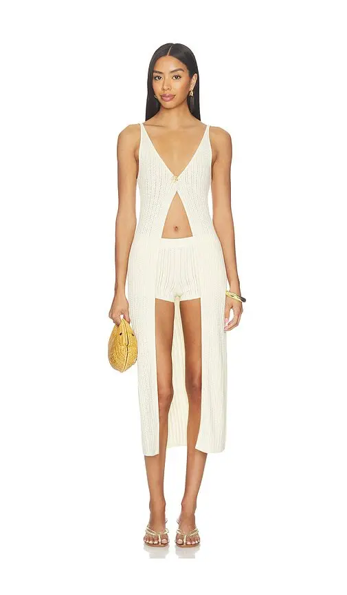 LOVERS AND FRIENDS Fionah Duster Tank Top - Ivory