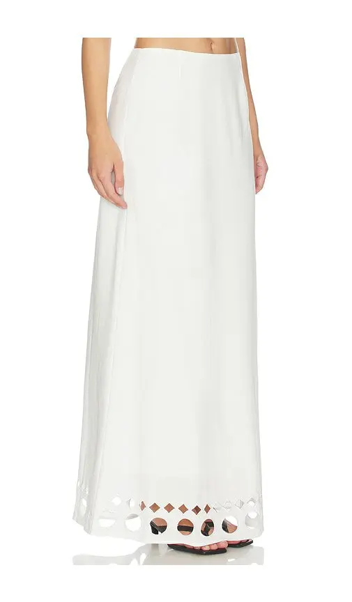 YELLOW THE LABEL Silas Linen Skirt