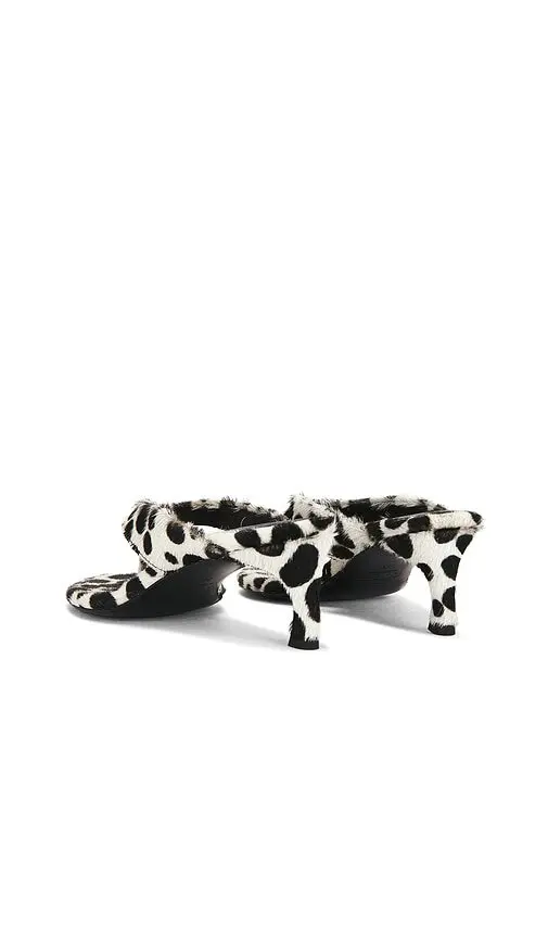 ROTATE BY BIRGER CHRISTENSEN Kitten Heel Mules - Bright White Combo
