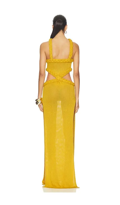 BRONX AND BRONCO Knit Celeste Halterneck Dress