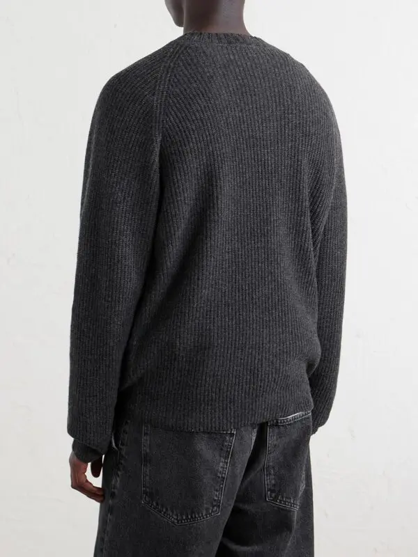 John Smedley Kartik Research Kantha Patchwork Embroidered Cotton Jacket - Gray