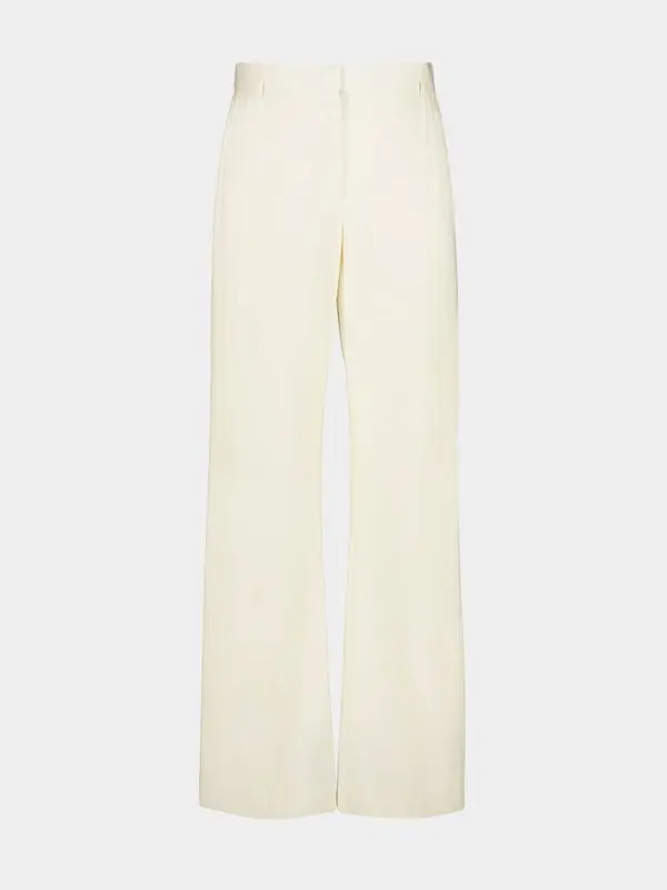 Stella McCartney Vanilla Straight Trousers - Cream