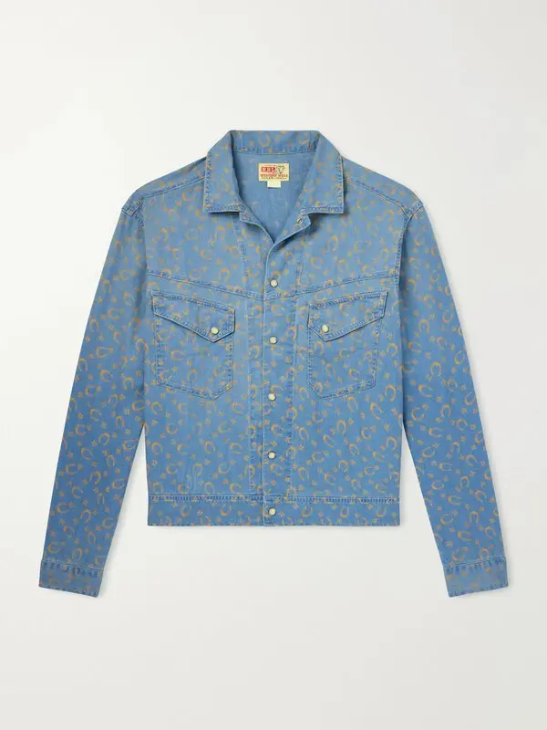 Ralph Lauren Printed Cotton And Linen-blend Shirt
