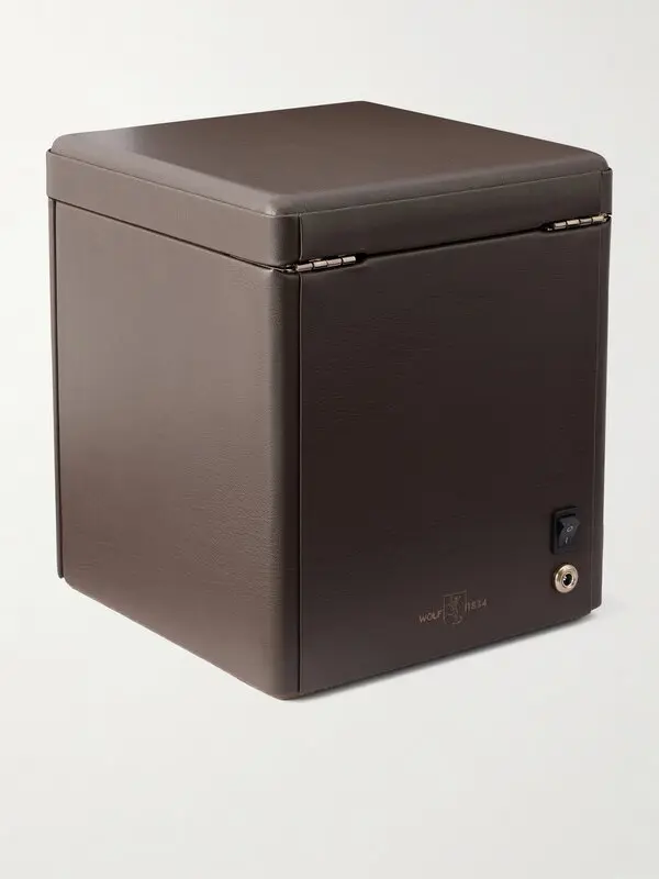 Wolf Single Watch Winder - Brown
