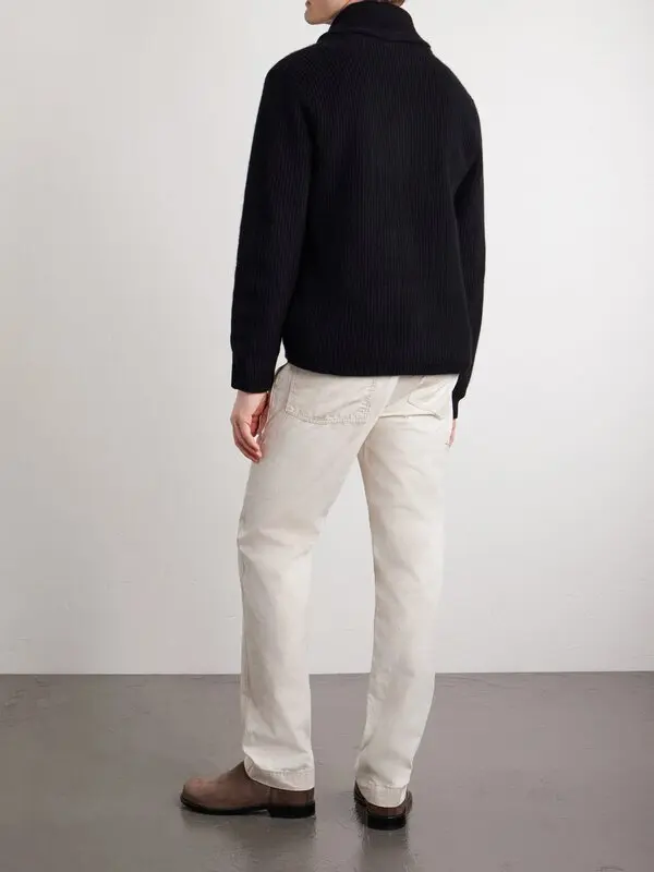 Ralph Lauren Shawl Collar Cashmere Cardigan - Black