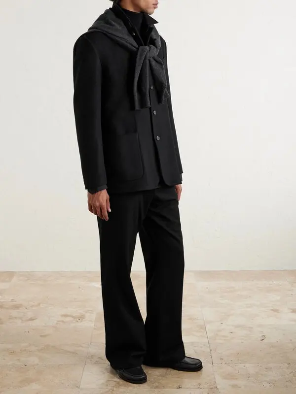 SAMAN AMEL Nehru Wool Jacket