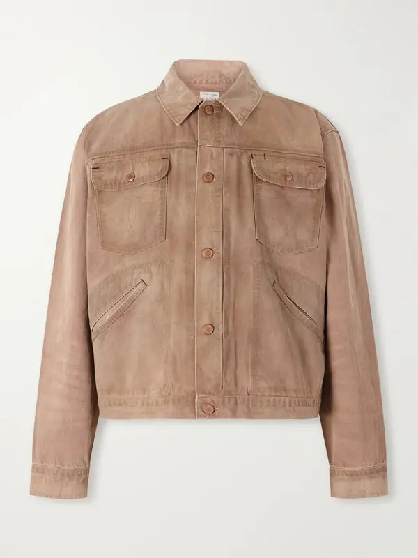 Ralph Lauren Cotton-canvas Trucker Jacket - Red