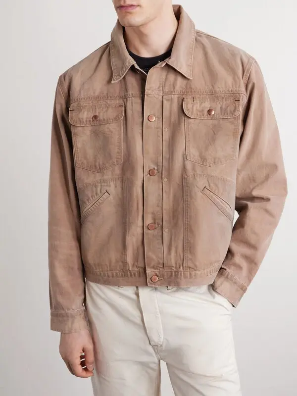 Ralph Lauren Cotton-canvas Trucker Jacket - Red