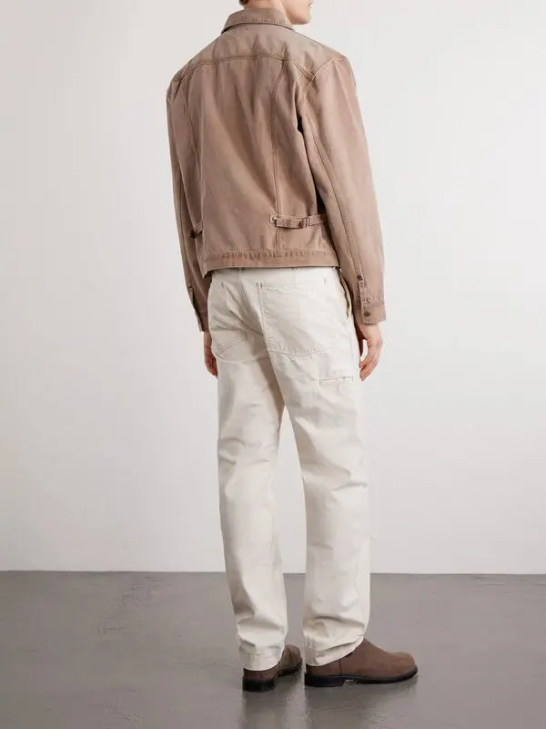 Ralph Lauren Cotton-canvas Trucker Jacket - Red