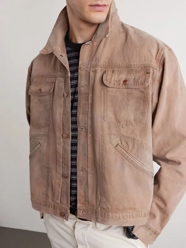 Ralph Lauren Cotton-canvas Trucker Jacket - Red
