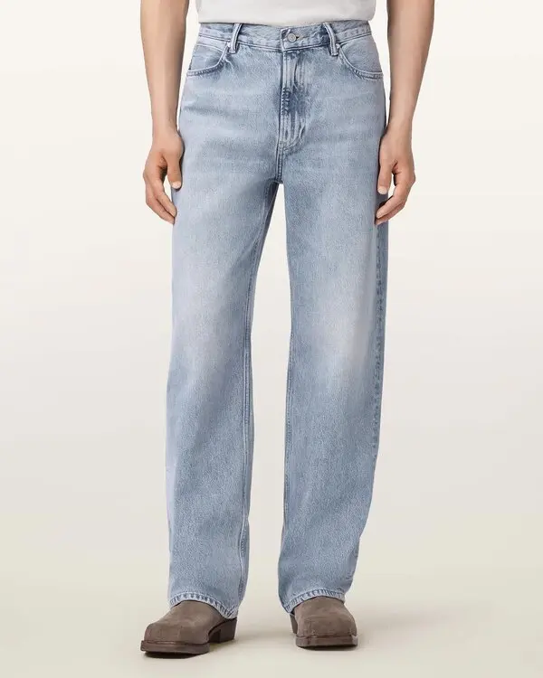ALLSAINTS Mullen Straight Leg Loose Fit Denim Jeans
