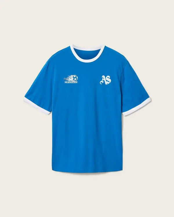 ALLSAINTS Azzurri Short Sleeve Crew Neck T-shirt