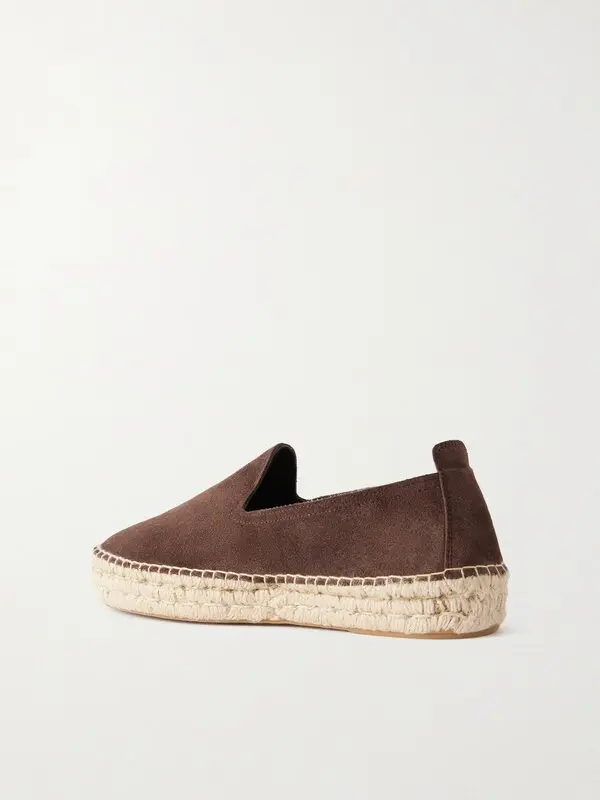 MORJAS Suede Espadrilles - Brown