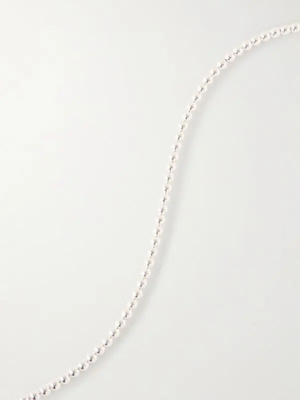 Le Gramme 53g Beaded Sterling Necklace