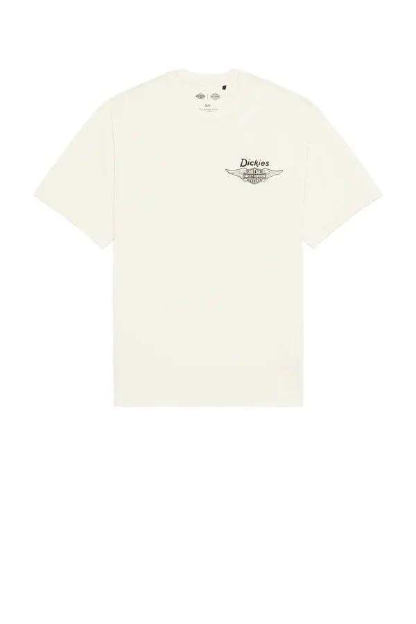 Dickies X Harley Davidson Short Sleeve Tee In Charcoal