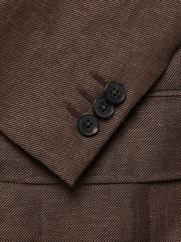 Husbands Wool And Linen-blend Twill Suit Jacket
