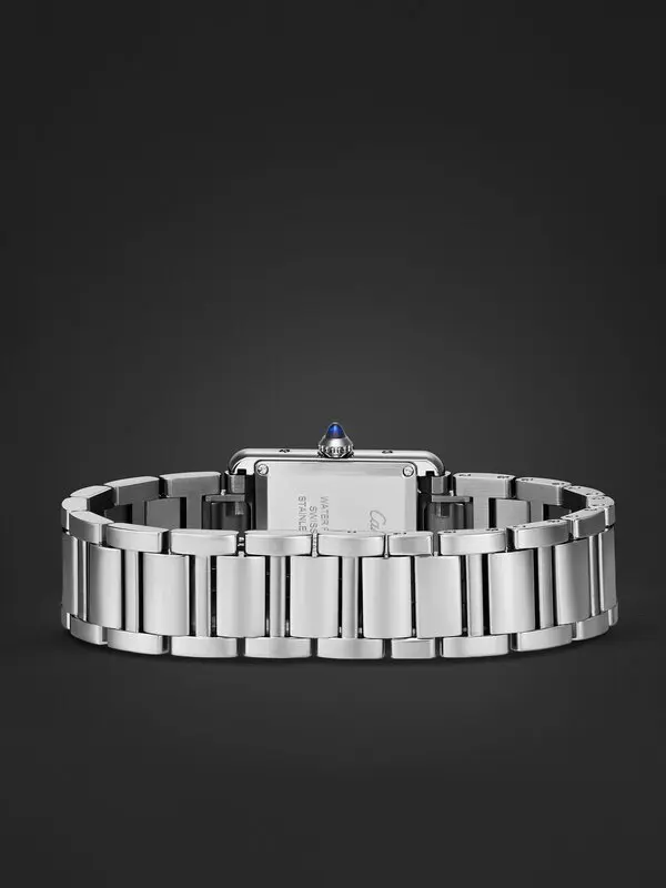 Cartier Tank Must De Solarbeat Stainless Steel Watch Ref. Wsta0121