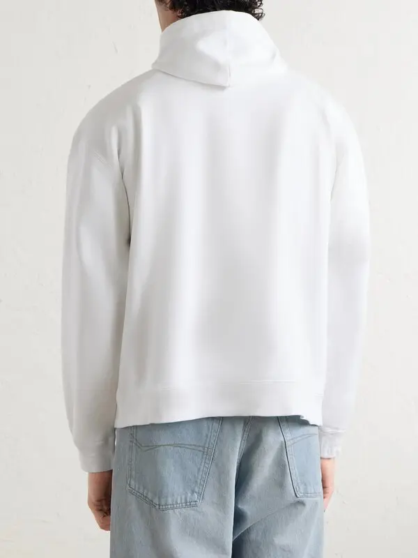 Balenciaga Oversized Printed Cotton-jersey Hoodie