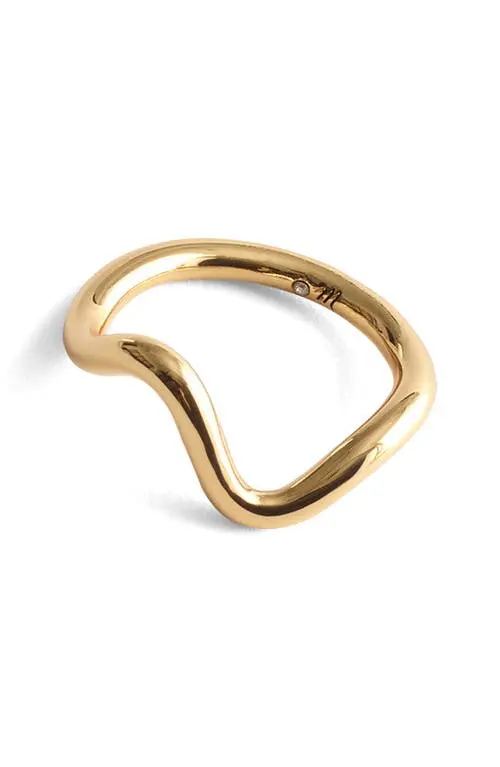 Madewell Wavy Ring - Antique Gold