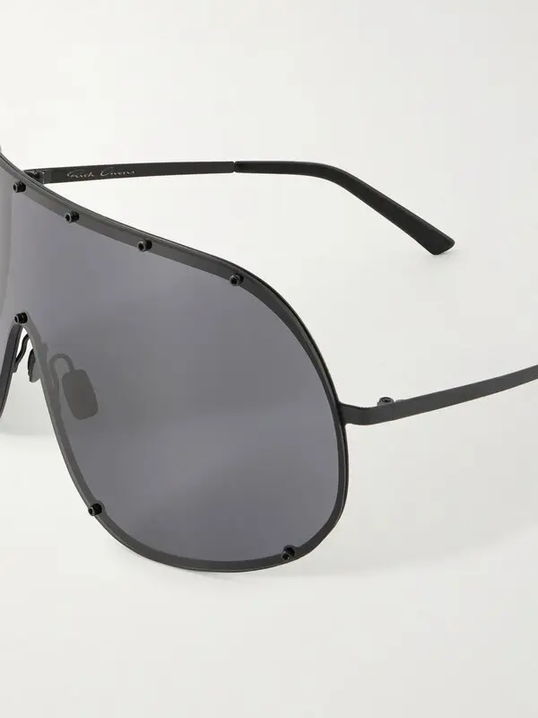 Rick Owens Shield Aviator Sunglasses