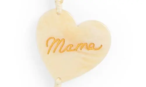 SOLAR ECLIPSE Mama Heart Beaded Crossbody Phone Strap