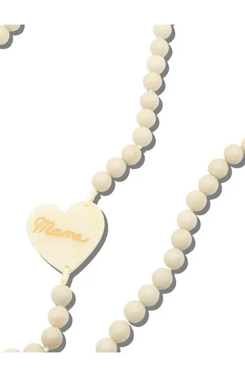 SOLAR ECLIPSE Mama Heart Beaded Crossbody Phone Strap