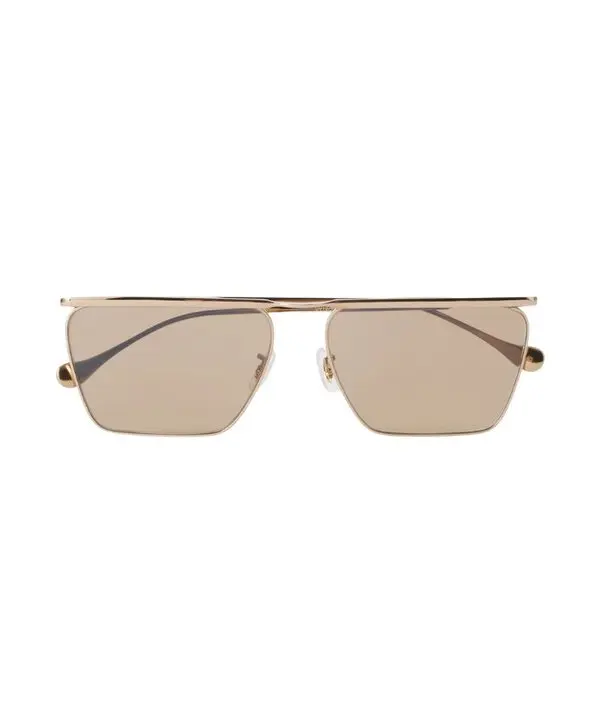 Oliver Spencer Aviator-style Sunglasses - Gold