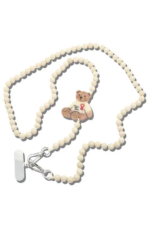 SOLAR ECLIPSE Mama Bear Beaded Crossbody Phone Strap