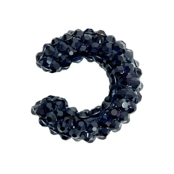 PINAR OZEVLAT Lily Ear Cuff - Black
