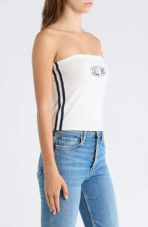 GOLDEN HOUR Call Me Y2k Tube Top