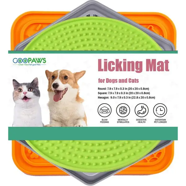 GOOPAWS 3pack Licking Mats