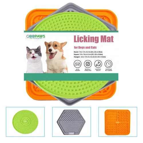 GOOPAWS 3pack Licking Mats