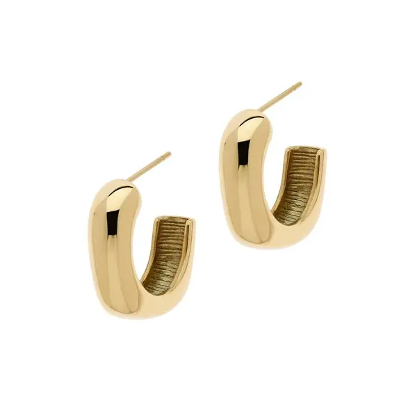 EMMA HOLLAND JEWELLERY Polished Hoop Earrings - Gold