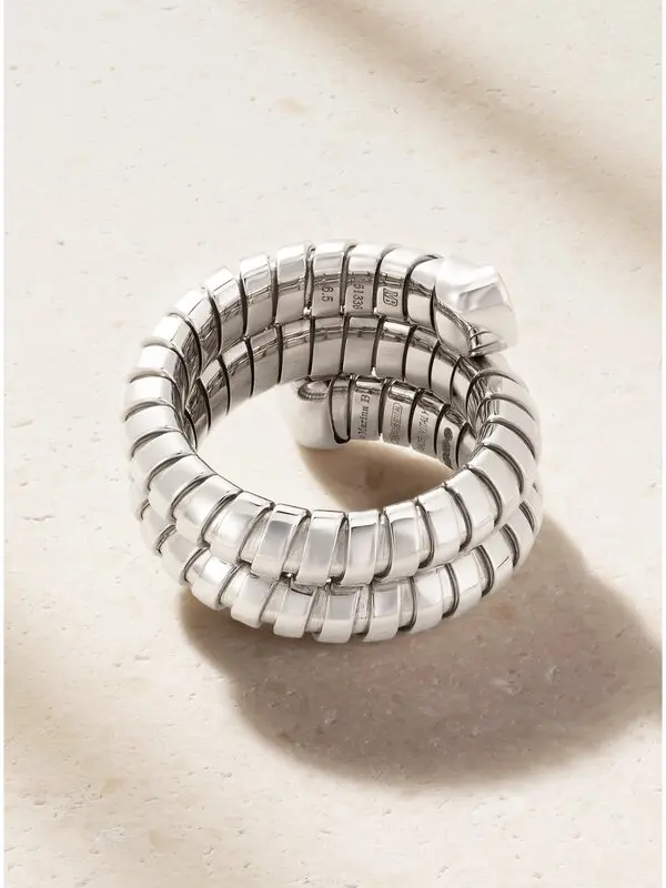 Marina B Trisola" 18-karat White And Diamond Ring
