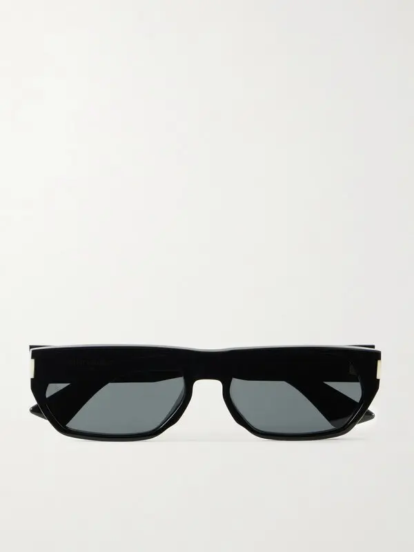 Saint Laurent Sl 900 Squared-frame Sunglasses - Black