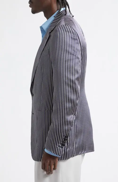TOM FORD Stripe Fluid Silk Faille Jacket