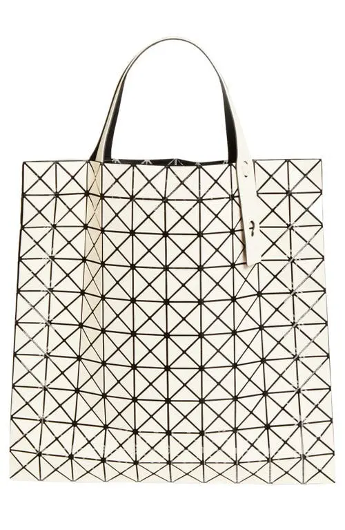 Issey Miyake Prism Frost Tote - White Beige