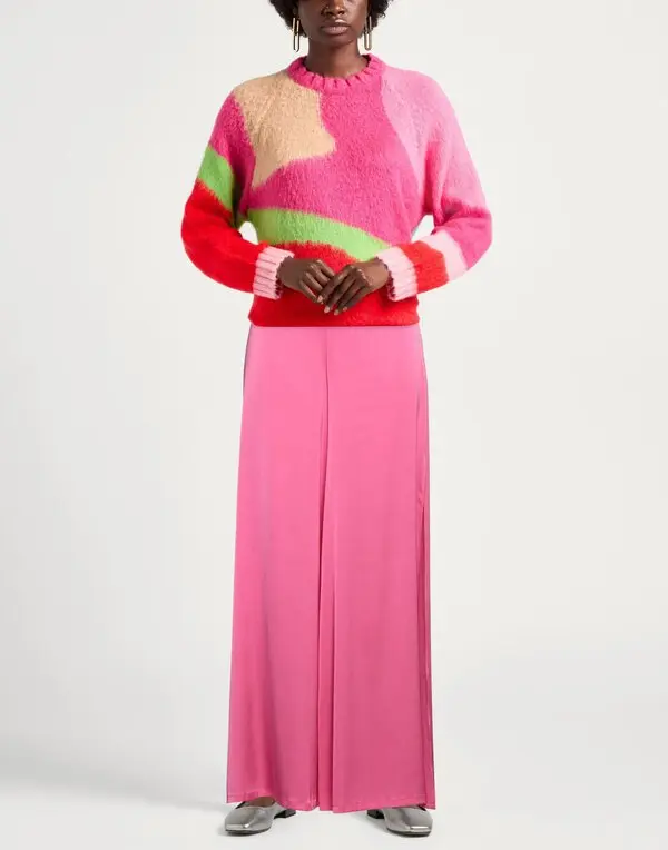 Pinko Wide-leg Satin Pants